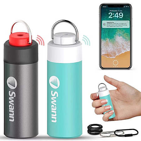 2-Pack Swann ActiveResponse Smart Mobile Personal Safety Alarm w/ 110 ...