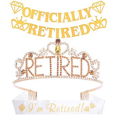 3-Pc Retirement Party Supplies Set $6.65 + Free Shipping w/ Prime or ...