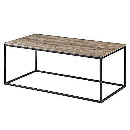 FirsTime & Co. Rectangular Rustic Brixton Coffee Table (Brown & Black) $54.35 + Free Shipping ...