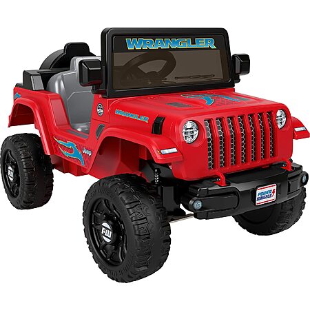 Amazon Lightning Deal: 6-Volts Red Power Wheels Jeep Wrangler Toddler ...