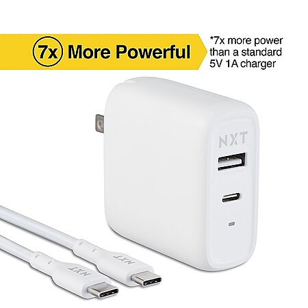 Select Locations: 37-Watt NXT Technologies Universal USB-C/USB-A Wall ...