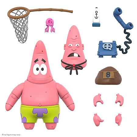 Super7 ULTIMATES! Spongebob Squarepants Patrick Starr - 7" Spongebob ...