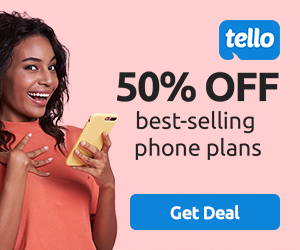 Tello Prepaid GSM Phone Service: 50% off First Month - Unlimited Talk ...