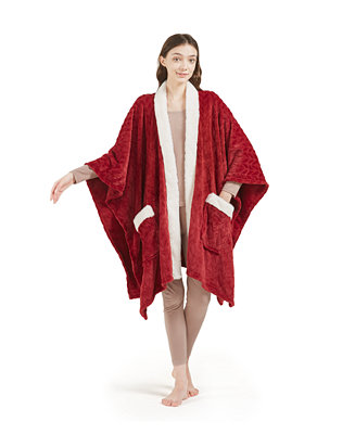 Charter Club Cozy Plush Wrap Robe Throw, 50" x 70", Created for Macy's ...