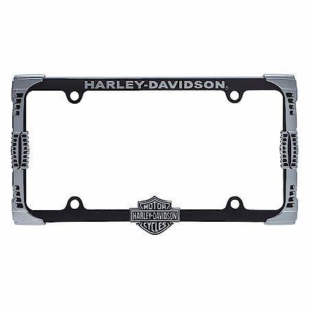 Harley-Davidson License Plate Frame, Black Chrome $13.99 + Free Pickup ...