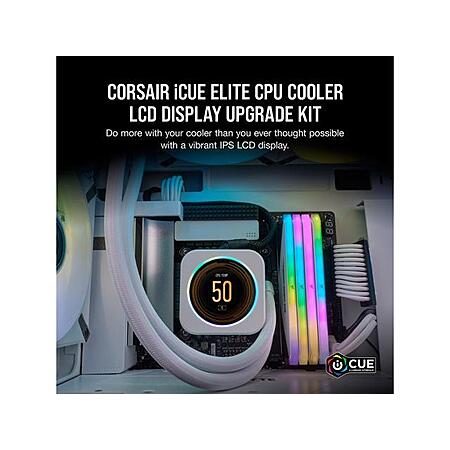 CORSAIR iCUE ELITE CPU Cooler LCD Display Upgrade Kit (White) $90 ...