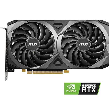 MSI Ventus GeForce RTX 3060 12GB GDDR6 PCI Express 4.0 Video Card $360 ...