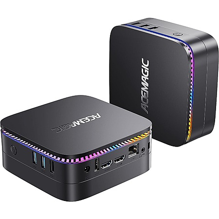 ACEMAGIC AK1 PLUS RGB Mini PC: Intel N95, 16GB RAM, 512GB SSD, Win 11 ...