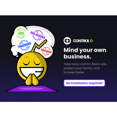Control D Some Control Plan: 5-Yr Subscription (DNS Service, 10 Devices ...