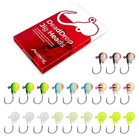 MadBite Dead Drop Fishing Jig Heads (various) from $6 + Free Shipping w ...