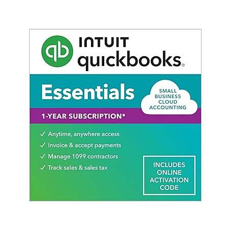 1-Year Intuit QuickBooks Online Essentials (2024 Edition) $399.99 ...