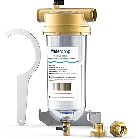 Waterdrop Mega Spin Down Sediment House Water Filter System $123.67 ...