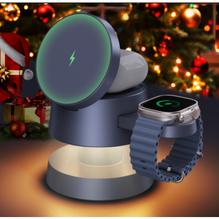 Prime Members: IVANKY 4 in 1 15W Qi2 MagSafe Wireless Charger Station ...