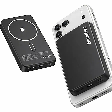 Energizer - 10,000mAh SLIM METAL 20W Magnetic Wireless Qi/Qi2.0/MagSafe ...