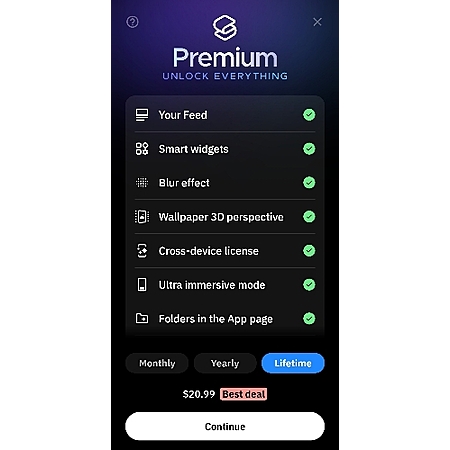 Smart Launcher 6: Home Screen App: Lifetime Premium Account $20.99 ...