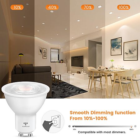 Gu10 bulbs for $1.17 a piece. $7.53 - 2025-03-03