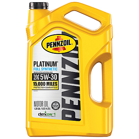 Pennzoil Platinum Full Synthetic 5W-30 Motor Oil, 5 Quart $24.28 - 2025 ...