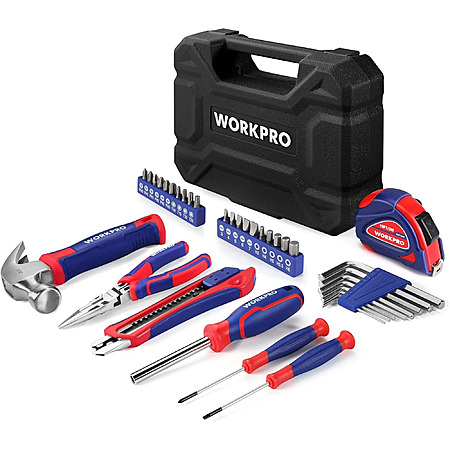 WORKPRO 35-Piece Home Tool Kit with Toolbox $13 - 2025-12-09