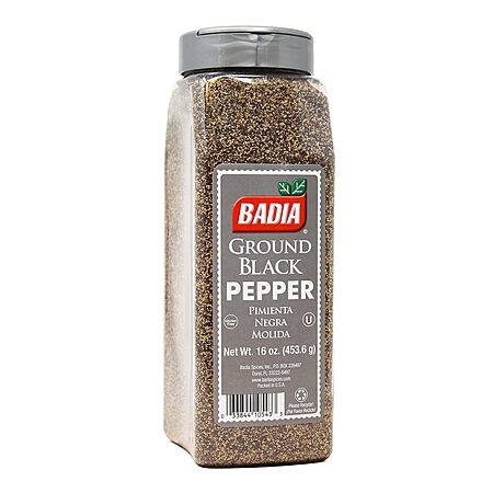 $9: Badia Ground Black Pepper, 16 oz – Pure, Bold & Aromatic Spice for ...