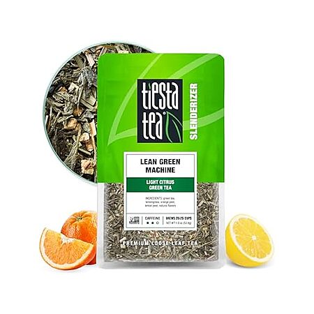 $1.99:Tiesta Tea - Lean Green Machine, Loose Leaf, Light Citrus Green, Premium Blend, Medium ...