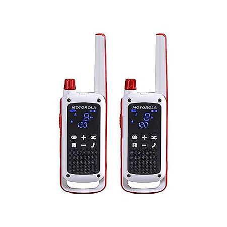 2-Pack Motorola T478 Talkabout Rechargeable 2-Way Radio (Up to 35-Mile ...