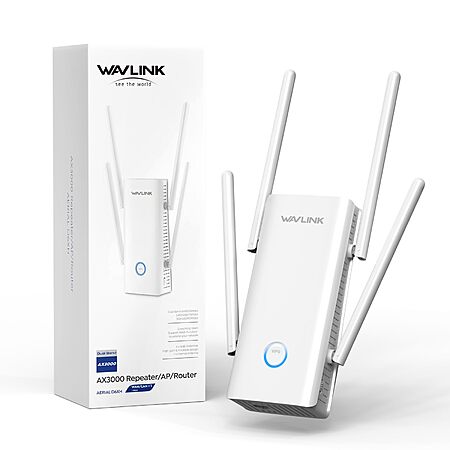 $45.99*:WAVLINK AX3000 WiFi 6 Extender - 2025-11-20