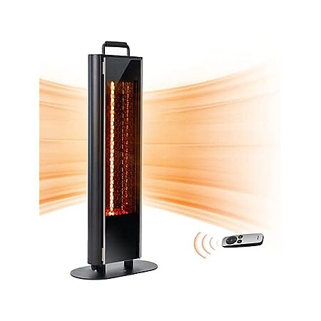 $29.99*:EAST OAK 1500W Portable Patio Heater, Double-Sided Heat, 3 ...
