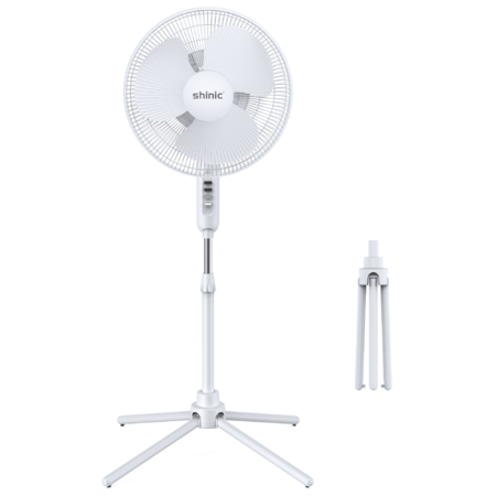$15.77*:Shinic 16" 3-Speed Oscillating Pedestal Fan with Folding Base ...