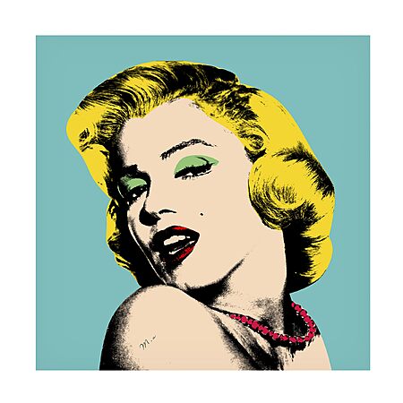 $23.7*:Trademark Fine Art Andy Warhol by Mark Ashkenazi Wall Decor, 18 ...