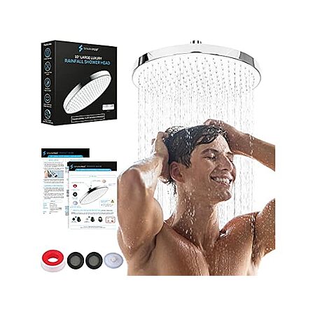 $19.99*:SparkPod 10" 2.5 gpm Rectangle Rain Shower Head - 2026-01-10