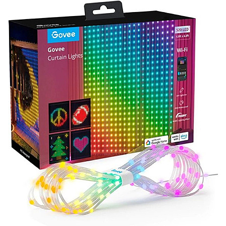 Govee WiFi Smart Curtain Lights $42 at eBay - 2026-01-13