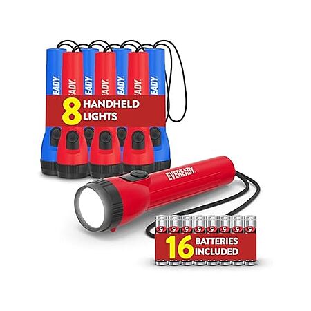 $14.99*:EVEREADY LED Flashlights (8-Pack), Bright for Emergencies ...