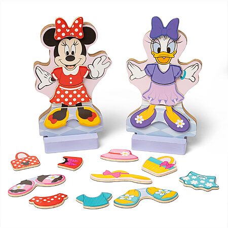 $10.14*:Melissa & Doug Disney Minnie Mouse & Daisy Duck Deluxe Wooden ...