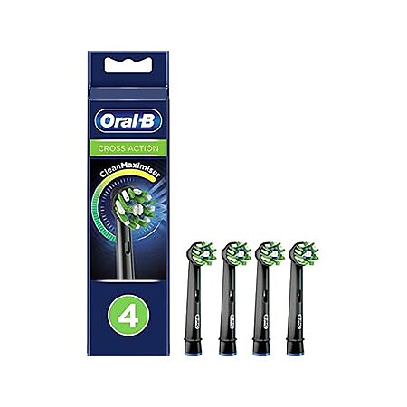 $14.99*:4 Count Oral-B Crossaction Electric Toothbrush Replacement ...