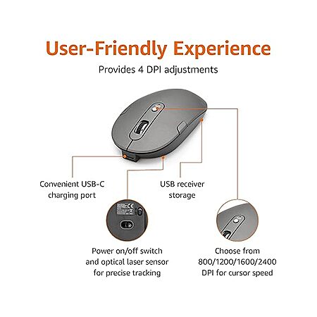 Amazon Basics Ultra Premium Wireless Keyboard and Mouse Combo ...