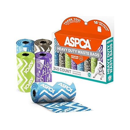 $4.99*:ASPCA Dog Poop Bags, 240 Bags 16 Rolls 13 x 9 Inches at Woot ...