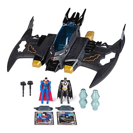 $9*: 14" DC Comics Metal Force Transforming Batwing 2-in-1 Playset w ...