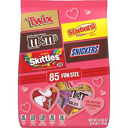 $15*:Mars Mixed Valentine's Day Candy, Variety Pack, Fun Size, 85 ct ...