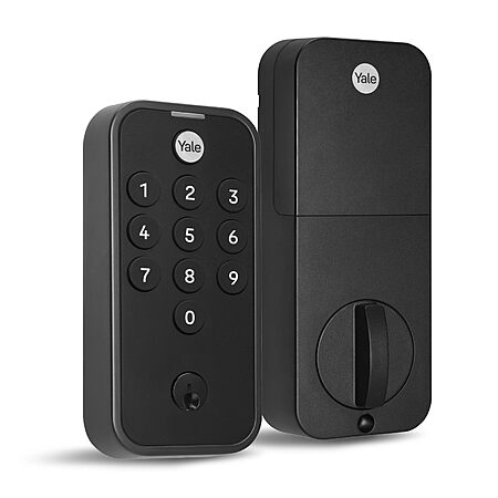 $64.99*:Yale Black Code Keypad Deadbolt Front Door Lock for Keyless ...
