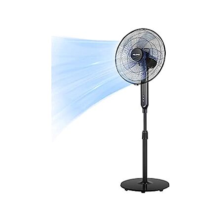 16" Pelonis Adjustable Height DC Motor Pedestal Fan w/ Remote - 2026-02-17