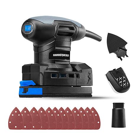 $15.22*: Hammerhead 1.4-Amp Multi-Function Detail Sander with 12pcs ...