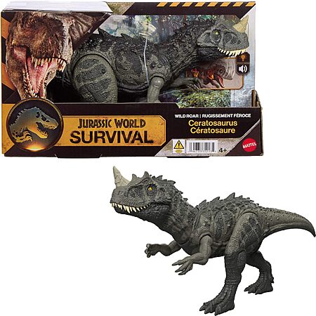 $11.99*:Mattel Jurassic World Ceratosaurus Toy with Chomp Attack ...