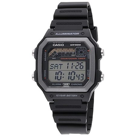 $22.44: Casio WS-1600H Digital Watch – 90s Sport Design, 100M WR & 10 ...