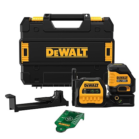 $367.83: DEWALT 20V Max Cordless Green Cross-Line Laser Level (Tool ...