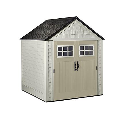 [Prime] $727.48 | 7' x 7' Rubbermaid Resin Outdoor Storage Shed w ...