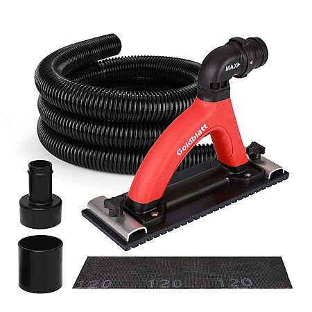 [Prime] $30.39: Goldblatt Dust-Free Hand Sander with 6.5 ft Hose ...