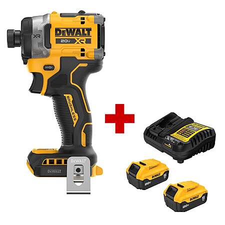 DeWalt DCF860B 20V MAX* XR® Brushless Cordless 1/4 in. Impact Driver ...