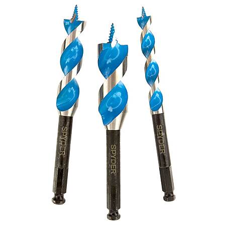 Spyder Stinger 3-Piece x 6-1/2-in Woodboring Power Spade Drill Bit Set ...