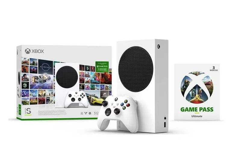 Microsoft Xbox Series S 512GB All Digital Starter Bundle Console with Xbox Game Pass Disc Free Gaming White 235