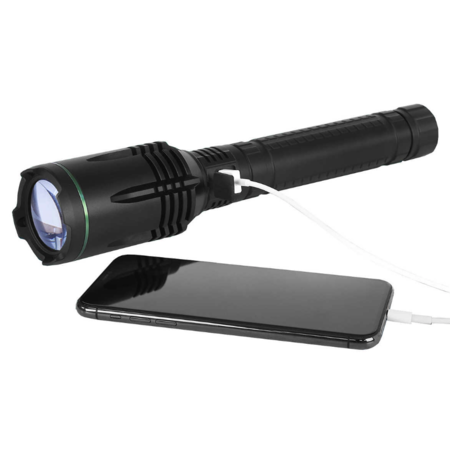 3,000 Lumen LED Flashlight with Rechargeable Batteries and 3 “C ...